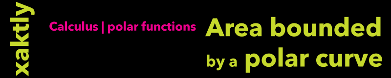Area|polar functions