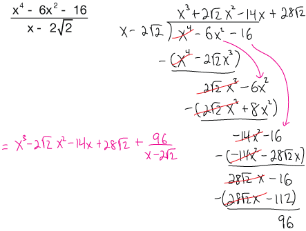 Polynomial division